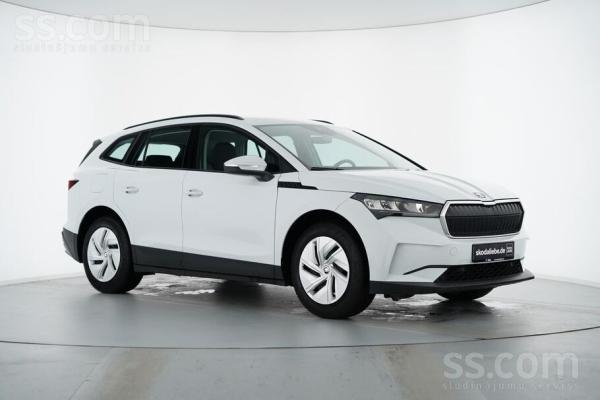 Balts Skoda Enyaq iV 2022 Rīga, ar dzinēja tilpumu 0.00 L un nobraukumu 55 tūkst. km par 25990 €, foto 2 vietnē AUTOMOTO.COM.LV