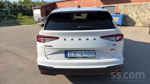 White Skoda Enyaq iV 2022 in Riga, with an engine capacity of 0.00 L and mileage of 68 thousand km for 32000 €, photo 7 on AUTOMOTO.COM.LV