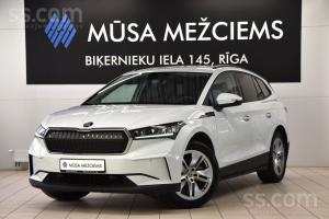White Skoda Enyaq iV 2022 in Riga, with an engine capacity of 0.00 L and mileage of 103 thousand km for 24490 €, photo  on AUTOMOTO.COM.LV