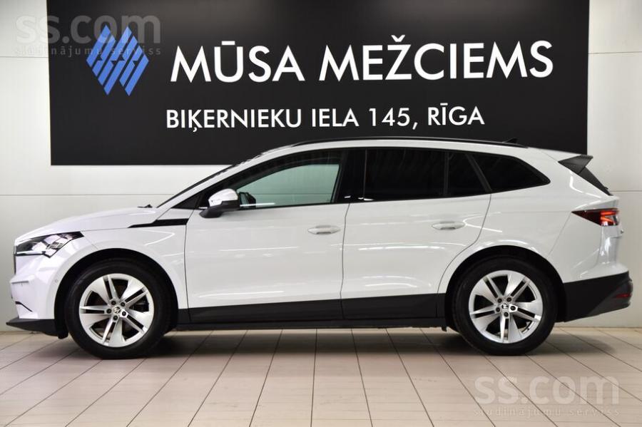 Balts Skoda Enyaq iV 2022 Rīga, ar dzinēja tilpumu 0.00 L un nobraukumu 103 tūkst. km par 24490 €, foto 6 vietnē AUTOMOTO.COM.LV