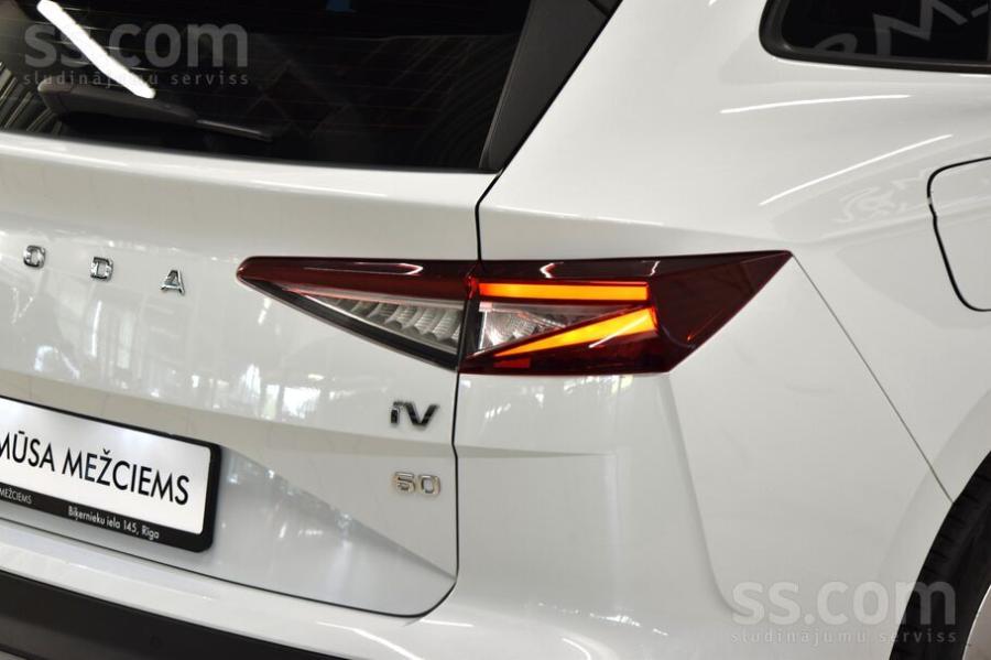 Balts Skoda Enyaq iV 2022 Rīga, ar dzinēja tilpumu 0.00 L un nobraukumu 103 tūkst. km par 24490 €, foto 10 vietnē AUTOMOTO.COM.LV