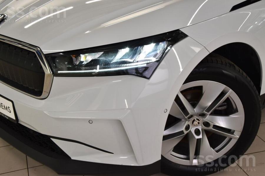 Balts Skoda Enyaq iV 2022 Rīga, ar dzinēja tilpumu 0.00 L un nobraukumu 103 tūkst. km par 24490 €, foto 11 vietnē AUTOMOTO.COM.LV