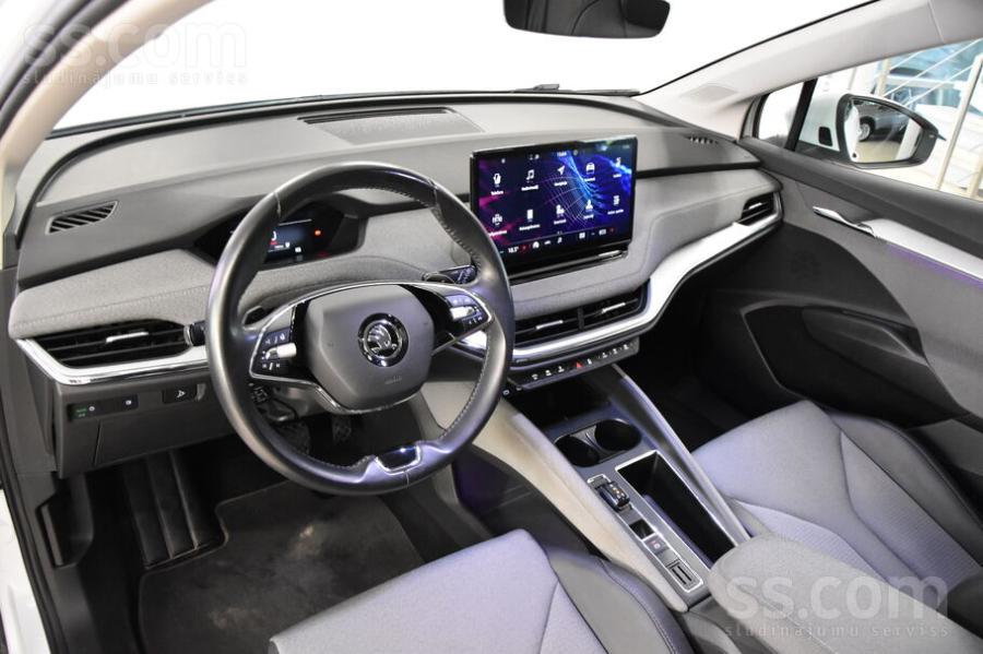 Balts Skoda Enyaq iV 2022 Rīga, ar dzinēja tilpumu 0.00 L un nobraukumu 103 tūkst. km par 24490 €, foto 13 vietnē AUTOMOTO.COM.LV