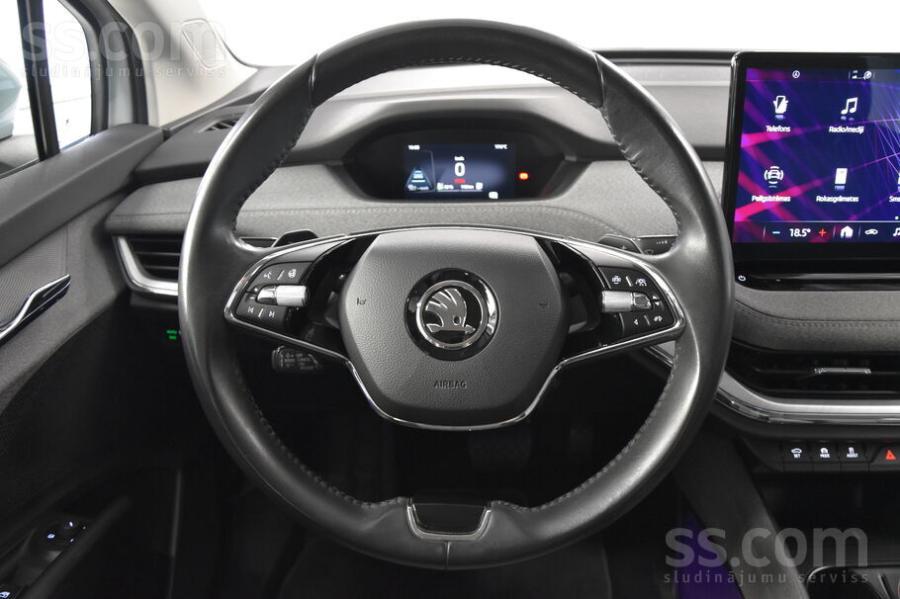 Balts Skoda Enyaq iV 2022 Rīga, ar dzinēja tilpumu 0.00 L un nobraukumu 103 tūkst. km par 24490 €, foto 29 vietnē AUTOMOTO.COM.LV