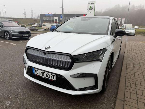 Balts Skoda Enyaq iV 2023 Viļņa, ar dzinēja tilpumu 0.00 L un nobraukumu 86 tūkst. km par 34000 €, foto 3 vietnē AUTOMOTO.COM.LV