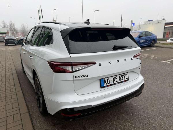 Balts Skoda Enyaq iV 2023 Viļņa, ar dzinēja tilpumu 0.00 L un nobraukumu 86 tūkst. km par 34000 €, foto 7 vietnē AUTOMOTO.COM.LV