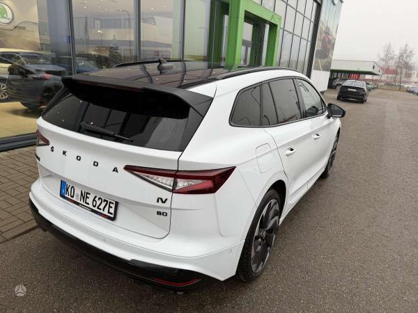 Balts Skoda Enyaq iV 2023 Viļņa, ar dzinēja tilpumu 0.00 L un nobraukumu 86 tūkst. km par 34000 €, foto 9 vietnē AUTOMOTO.COM.LV