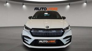 Balts Skoda Enyaq iV 2023 Viļņa, ar dzinēja tilpumu 0.00 L un nobraukumu 34 tūkst. km par 38888 €, foto  vietnē AUTOMOTO.COM.LV