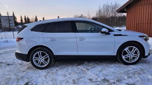 White Skoda Enyaq iV 2023 in Klaipeda, with an engine capacity of 0.00 L and mileage of 47 thousand km for 24900 €, photo 2 on AUTOMOTO.COM.LV
