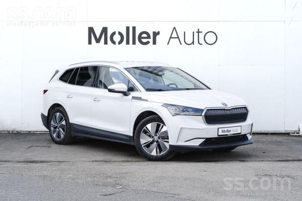 White Skoda Enyaq iV 2023 in Riga, with an engine capacity of 0.00 L and mileage of 92 thousand km for 33500 €, photo 3 on AUTOMOTO.COM.LV