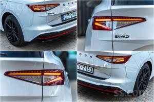 Balts Skoda Enyaq iV 2024 Rīga, ar dzinēja tilpumu 0.00 L un nobraukumu 14 tūkst. km par 43500 €, foto 23 vietnē AUTOMOTO.COM.LV