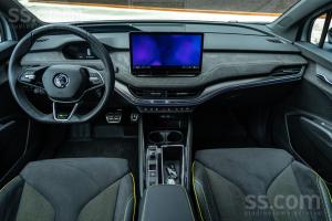 Balts Skoda Enyaq iV 2024 Rīga, ar dzinēja tilpumu 0.00 L un nobraukumu 14 tūkst. km par 43500 €, foto 28 vietnē AUTOMOTO.COM.LV