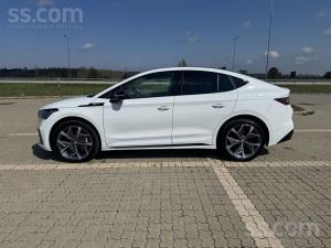 Balts Skoda Enyaq iV 2024 Rīga, ar dzinēja tilpumu 0.00 L un nobraukumu 110 tūkst. km par 34990 €, foto 3 vietnē AUTOMOTO.COM.LV