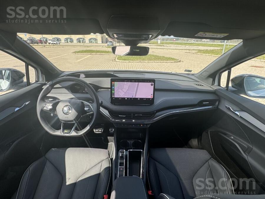 Белый Шкода Enyaq iV 2024 в Рига, объемом двигателя 0.00 л и пробегом 110 тыс. км за 34990 €, фото 6 на AUTOMOTO.COM.LV