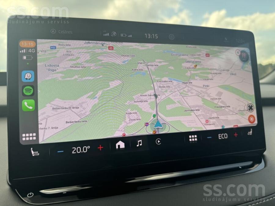Белый Шкода Enyaq iV 2024 в Рига, объемом двигателя 0.00 л и пробегом 110 тыс. км за 34990 €, фото 12 на AUTOMOTO.COM.LV