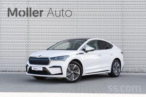 Balts Skoda Enyaq iV 2024 Rīga, ar dzinēja tilpumu 0.00 L un nobraukumu 35 tūkst. km par 38850 €, foto  vietnē AUTOMOTO.COM.LV