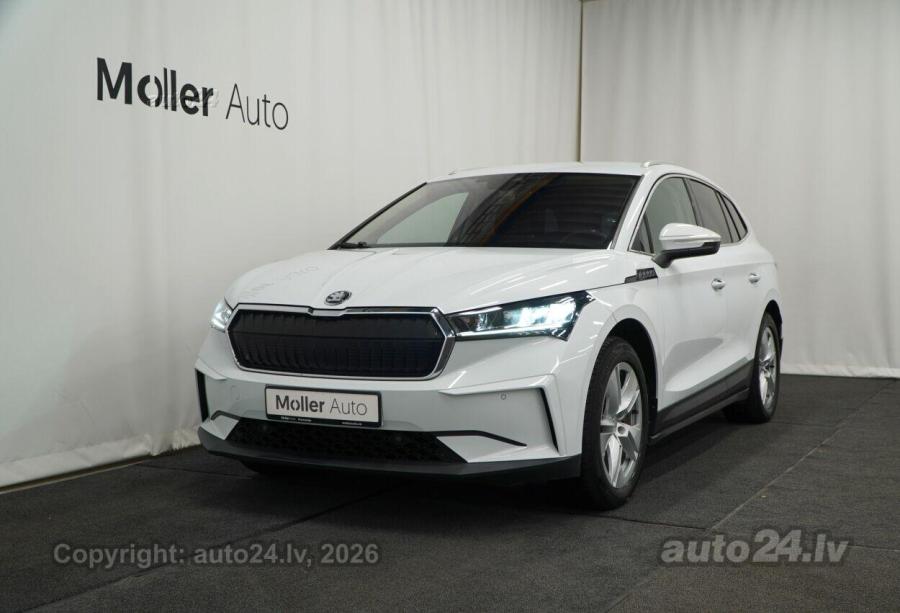 Balts Skoda Enyaq iV 2021 Tallina, ar dzinēja tilpumu 0.00 L un nobraukumu 101 tūkst. km par 27900 €, foto 2 vietnē AUTOMOTO.COM.LV