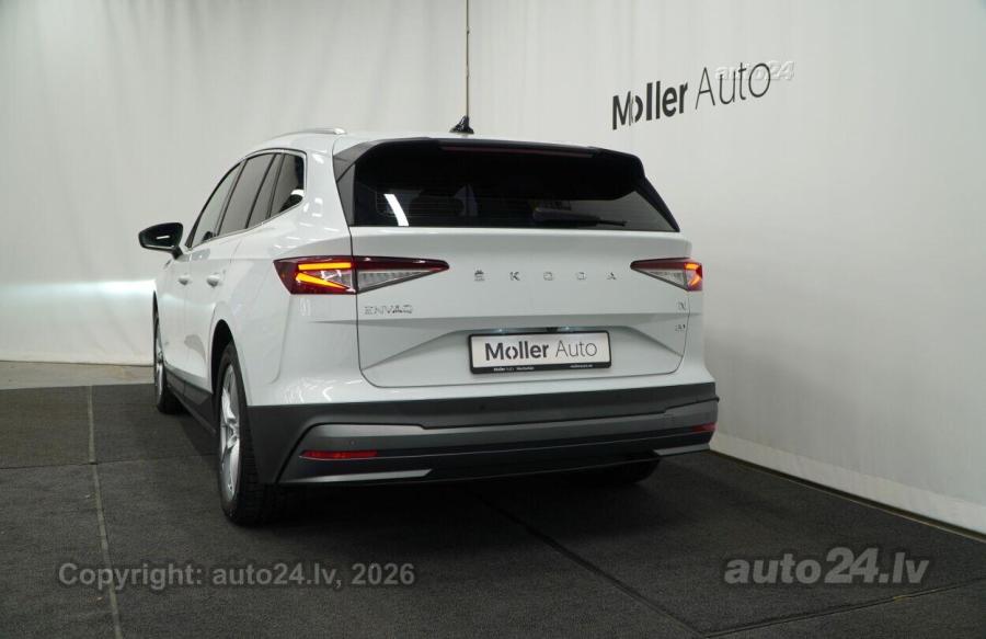 Balts Skoda Enyaq iV 2021 Tallina, ar dzinēja tilpumu 0.00 L un nobraukumu 101 tūkst. km par 27900 €, foto 5 vietnē AUTOMOTO.COM.LV