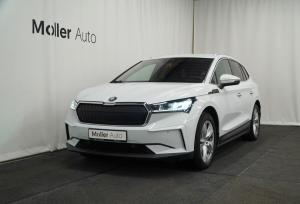 Balts Skoda Enyaq iV 2021 Tallina, ar dzinēja tilpumu 0.10 L un nobraukumu 101 tūkst. km par 25900 €, foto 2 vietnē AUTOMOTO.COM.LV