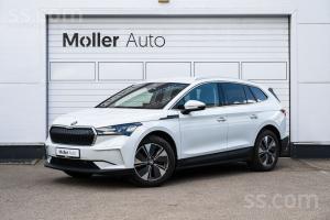Balts Skoda Enyaq iV 2023 Rīga, ar dzinēja tilpumu 0.00 L un nobraukumu 86 tūkst. km par 33950 €, foto  vietnē AUTOMOTO.COM.LV