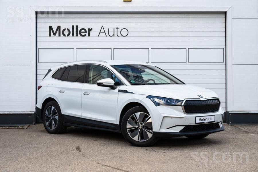 Balts Skoda Enyaq iV 2023 Rīga, ar dzinēja tilpumu 0.00 L un nobraukumu 86 tūkst. km par 33950 €, foto 3 vietnē AUTOMOTO.COM.LV