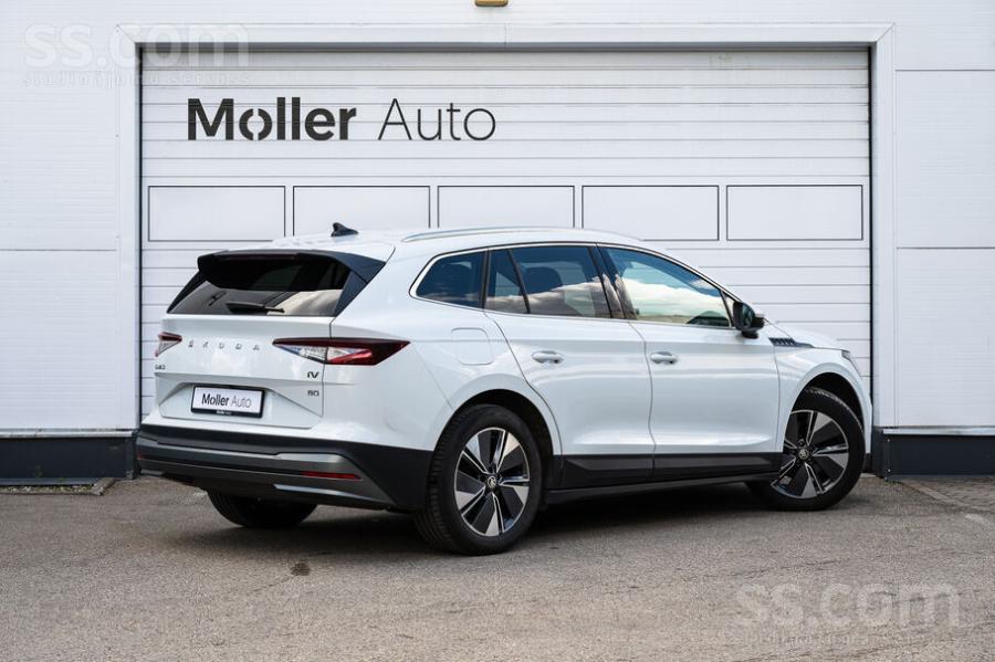 Balts Skoda Enyaq iV 2023 Rīga, ar dzinēja tilpumu 0.00 L un nobraukumu 86 tūkst. km par 33950 €, foto 4 vietnē AUTOMOTO.COM.LV