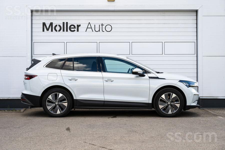 Balts Skoda Enyaq iV 2023 Rīga, ar dzinēja tilpumu 0.00 L un nobraukumu 86 tūkst. km par 33950 €, foto 6 vietnē AUTOMOTO.COM.LV