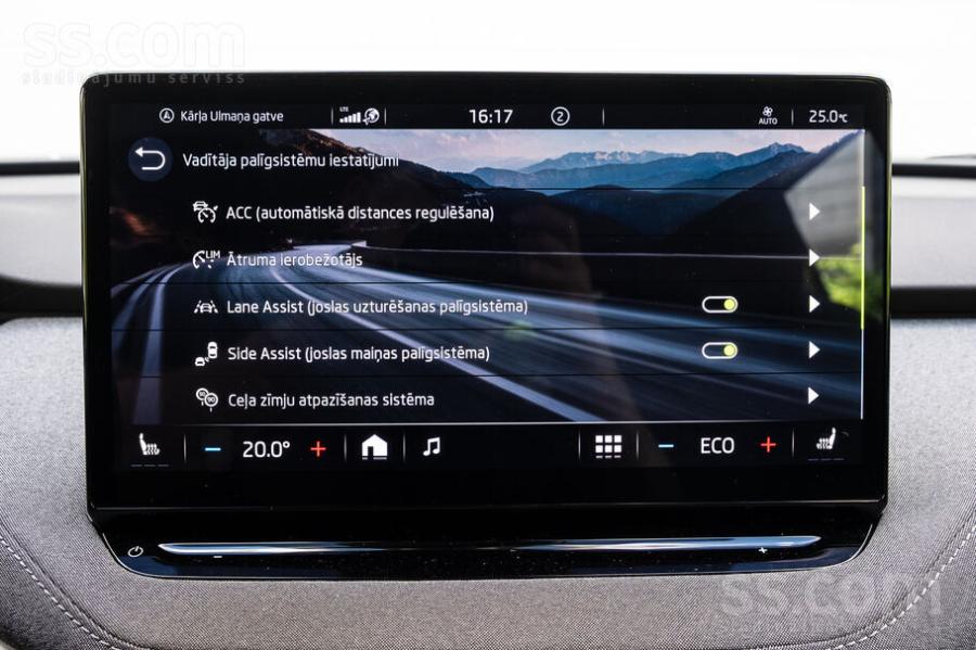Balts Skoda Enyaq iV 2023 Rīga, ar dzinēja tilpumu 0.00 L un nobraukumu 86 tūkst. km par 33950 €, foto 14 vietnē AUTOMOTO.COM.LV