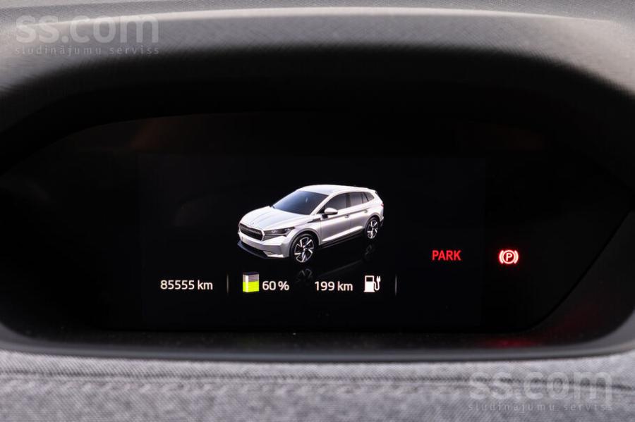 Balts Skoda Enyaq iV 2023 Rīga, ar dzinēja tilpumu 0.00 L un nobraukumu 86 tūkst. km par 33950 €, foto 26 vietnē AUTOMOTO.COM.LV