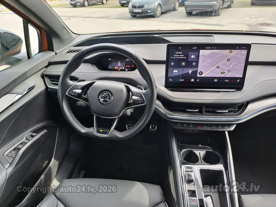 Oranžs Skoda Enyaq 2023 Tartu, ar dzinēja tilpumu 0.00 L un nobraukumu 20 tūkst. km par 41999 €, foto 4 vietnē AUTOMOTO.COM.LV