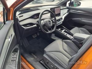 Oranžs Skoda Enyaq 2023 Tartu, ar dzinēja tilpumu 0.00 L un nobraukumu 20 tūkst. km par 41999 €, foto 5 vietnē AUTOMOTO.COM.LV
