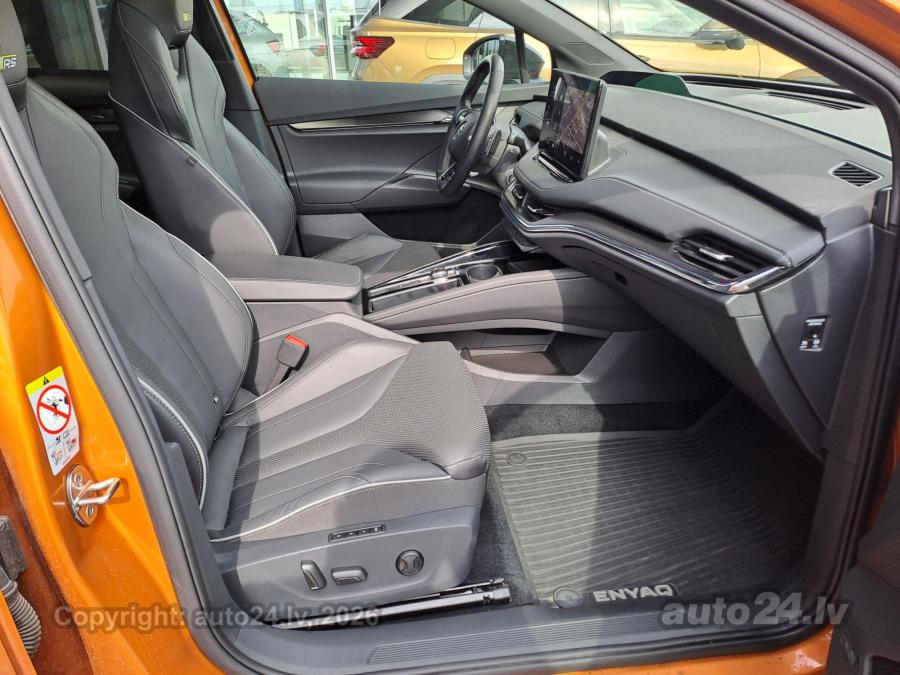 Oranžs Skoda Enyaq 2023 Tartu, ar dzinēja tilpumu 0.00 L un nobraukumu 20 tūkst. km par 41999 €, foto 6 vietnē AUTOMOTO.COM.LV