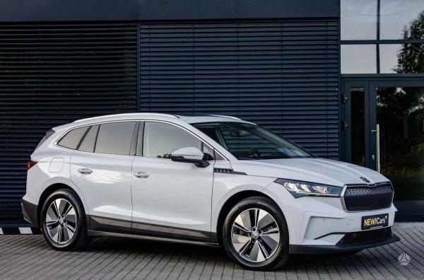 Balts Skoda Enyaq 2022 Plungė, ar dzinēja tilpumu 0.00 L un nobraukumu 124 tūkst. km par 26500 €, foto 1 vietnē AUTOMOTO.COM.LV