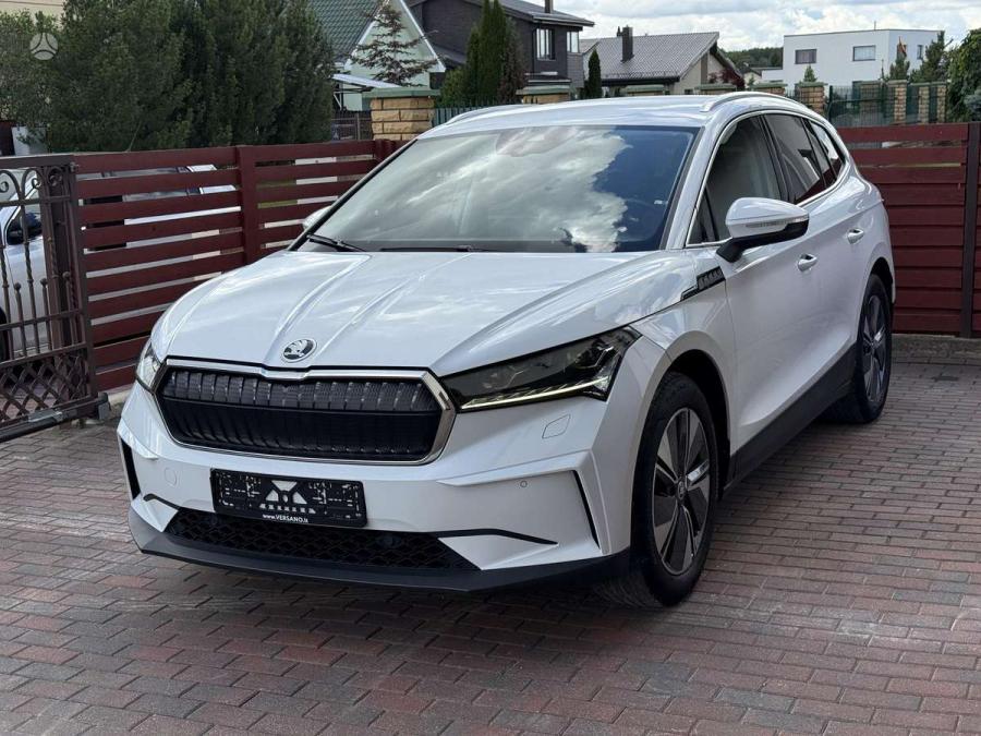 Balts Skoda Enyaq 2022 Šauļi, ar dzinēja tilpumu 0.00 L un nobraukumu 178 tūkst. km par 25190 €, foto 1 vietnē AUTOMOTO.COM.LV