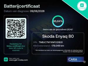 Balts Skoda Enyaq 2022 Šauļi, ar dzinēja tilpumu 0.00 L un nobraukumu 178 tūkst. km par 25190 €, foto 3 vietnē AUTOMOTO.COM.LV