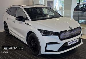 Balts Skoda Enyaq 2023 Šauļi, ar dzinēja tilpumu 0.00 L un nobraukumu 122 tūkst. km par 29900 €, foto  vietnē AUTOMOTO.COM.LV
