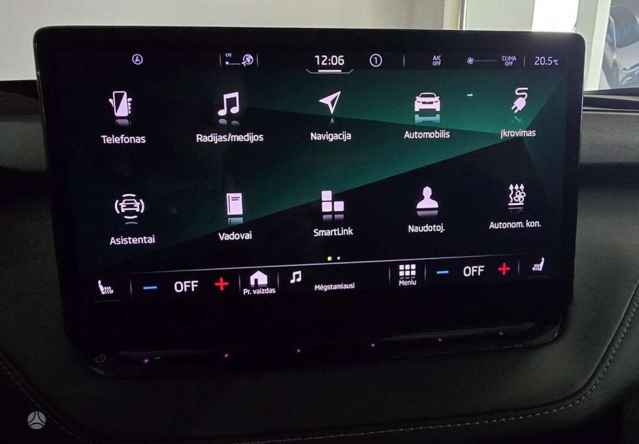 Balts Skoda Enyaq 2023 Šauļi, ar dzinēja tilpumu 0.00 L un nobraukumu 122 tūkst. km par 29900 €, foto 25 vietnē AUTOMOTO.COM.LV