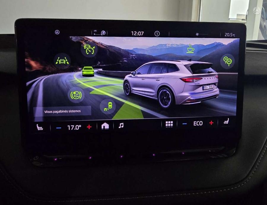 Balts Skoda Enyaq 2023 Šauļi, ar dzinēja tilpumu 0.00 L un nobraukumu 122 tūkst. km par 29900 €, foto 33 vietnē AUTOMOTO.COM.LV