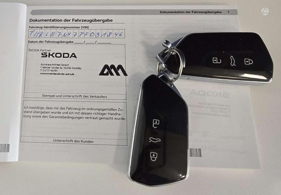 Balts Skoda Enyaq 2023 Šauļi, ar dzinēja tilpumu 0.00 L un nobraukumu 122 tūkst. km par 29900 €, foto 46 vietnē AUTOMOTO.COM.LV