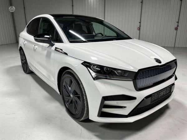 Balts Skoda Enyaq 2023 Viļņa, ar dzinēja tilpumu 0.00 L un nobraukumu 124 tūkst. km par 30900 €, foto 3 vietnē AUTOMOTO.COM.LV