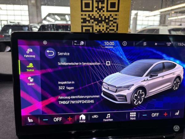 Balts Skoda Enyaq 2023 Viļņa, ar dzinēja tilpumu 0.00 L un nobraukumu 124 tūkst. km par 30900 €, foto 10 vietnē AUTOMOTO.COM.LV