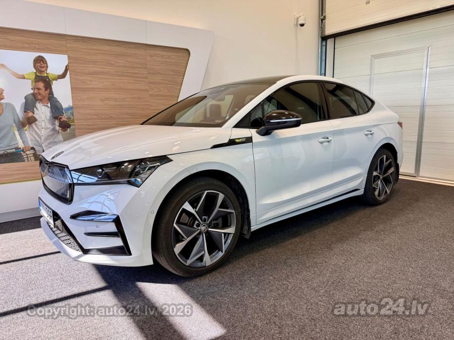 Balts Skoda Enyaq 2023 Rakvere, ar dzinēja tilpumu 0.00 L un nobraukumu 77 tūkst. km par 45996 €, foto 1 vietnē AUTOMOTO.COM.LV