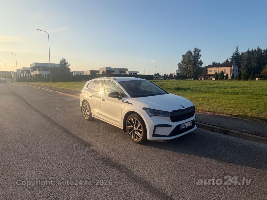 Белый Шкода Enyaq 2022 в Таллин, объемом двигателя 0.00 л и пробегом 45 тыс. км за 39900 €, фото 4 на AUTOMOTO.COM.LV