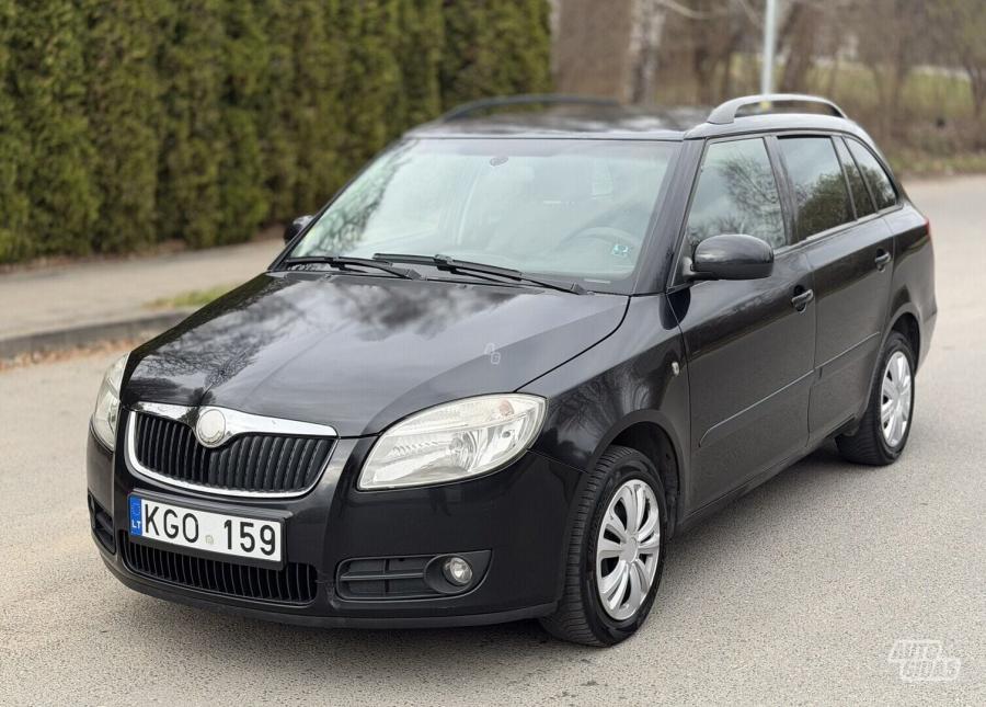 Melns Skoda Fabia 2009 Viļņa, ar dzinēja tilpumu 1.40 L un nobraukumu 260 tūkst. km par 1650 €, foto 1 vietnē AUTOMOTO.COM.LV