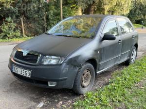 Черный Шкода Фабия 2002 в Рига, объемом двигателя 1.90 л и пробегом 340 тыс. км за 600 €, фото  на AUTOMOTO.COM.LV