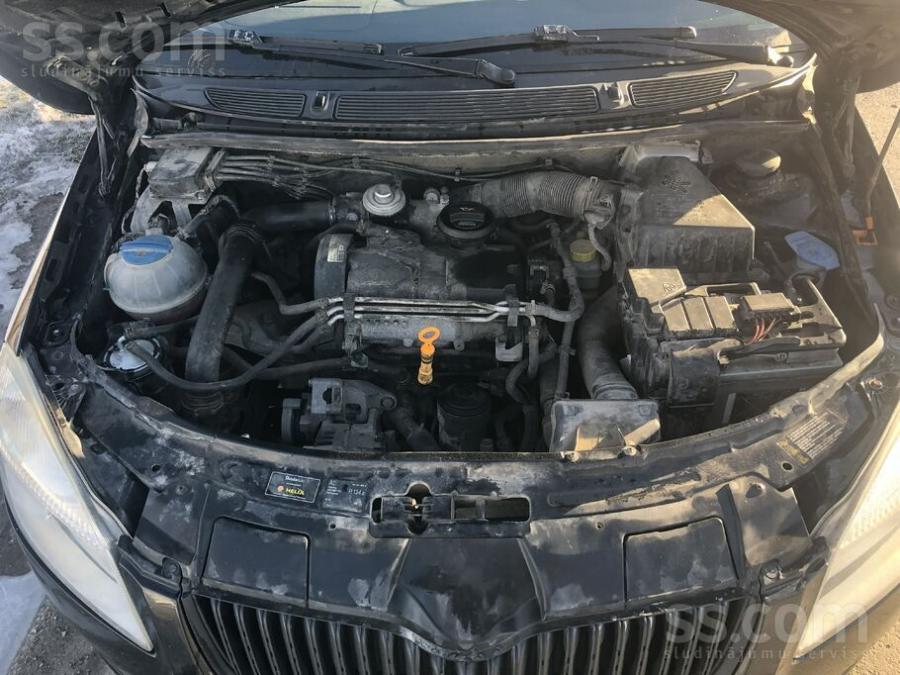 Melns Skoda Fabia 2009 Madona, ar dzinēja tilpumu 1.40 L un nobraukumu 257 tūkst. km par 1500 €, foto 10 vietnē AUTOMOTO.COM.LV