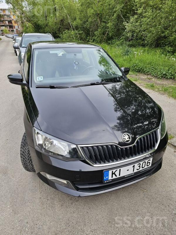 Black Skoda Fabia 2017 in Riga, with an engine capacity of 1.20 L and mileage of 79 thousand km for 7600 €, photo 3 on AUTOMOTO.COM.LV