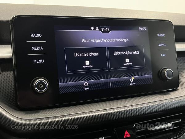 Black Skoda Fabia 2022 in Tallinn, with an engine capacity of 1.00 L and mileage of 82 thousand km for 14700 €, photo 9 on AUTOMOTO.COM.LV