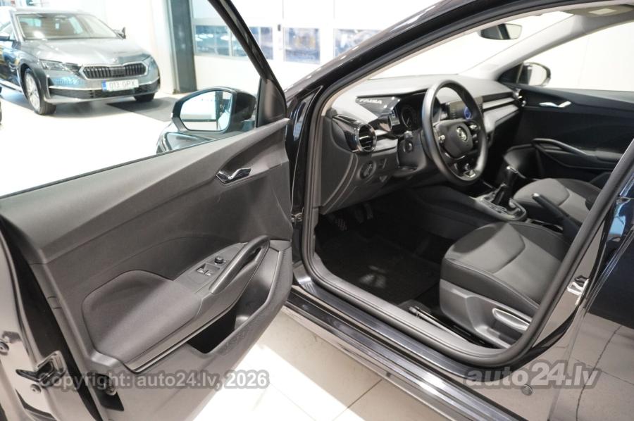Black Skoda Fabia 2023 in Tallinn, with an engine capacity of 1.00 L and mileage of 26 thousand km for 14900 €, photo 13 on AUTOMOTO.COM.LV