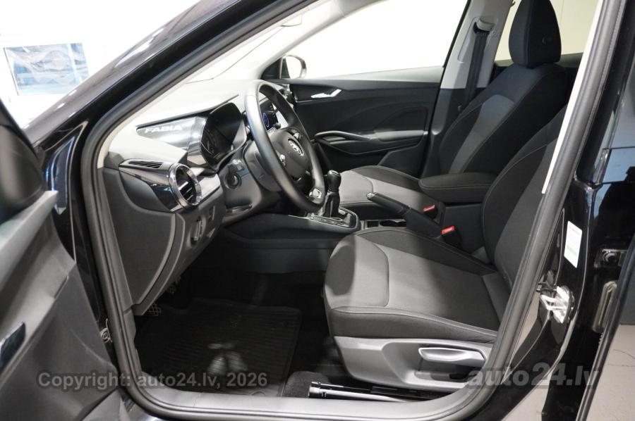 Black Skoda Fabia 2023 in Tallinn, with an engine capacity of 1.00 L and mileage of 26 thousand km for 14900 €, photo 14 on AUTOMOTO.COM.LV